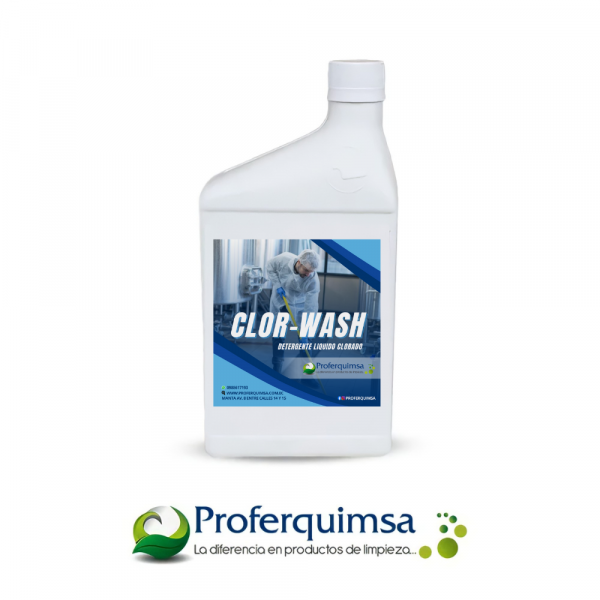 CLOR-WASH Detergente liquido clorado - Proferquimsa